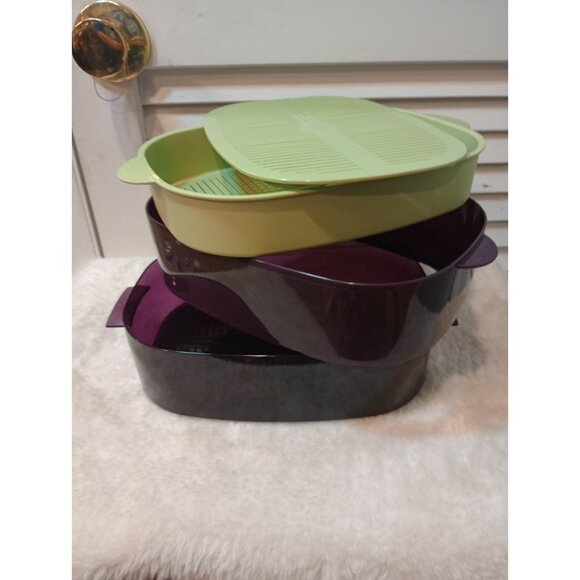 Tupperware | Kitchen | Tupperware Oval Microwave Steamer Cooker Read ...